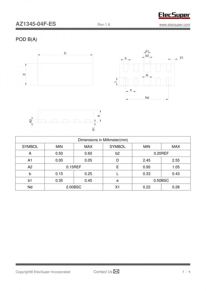 AZ1345-04F-ES datasheet page 7