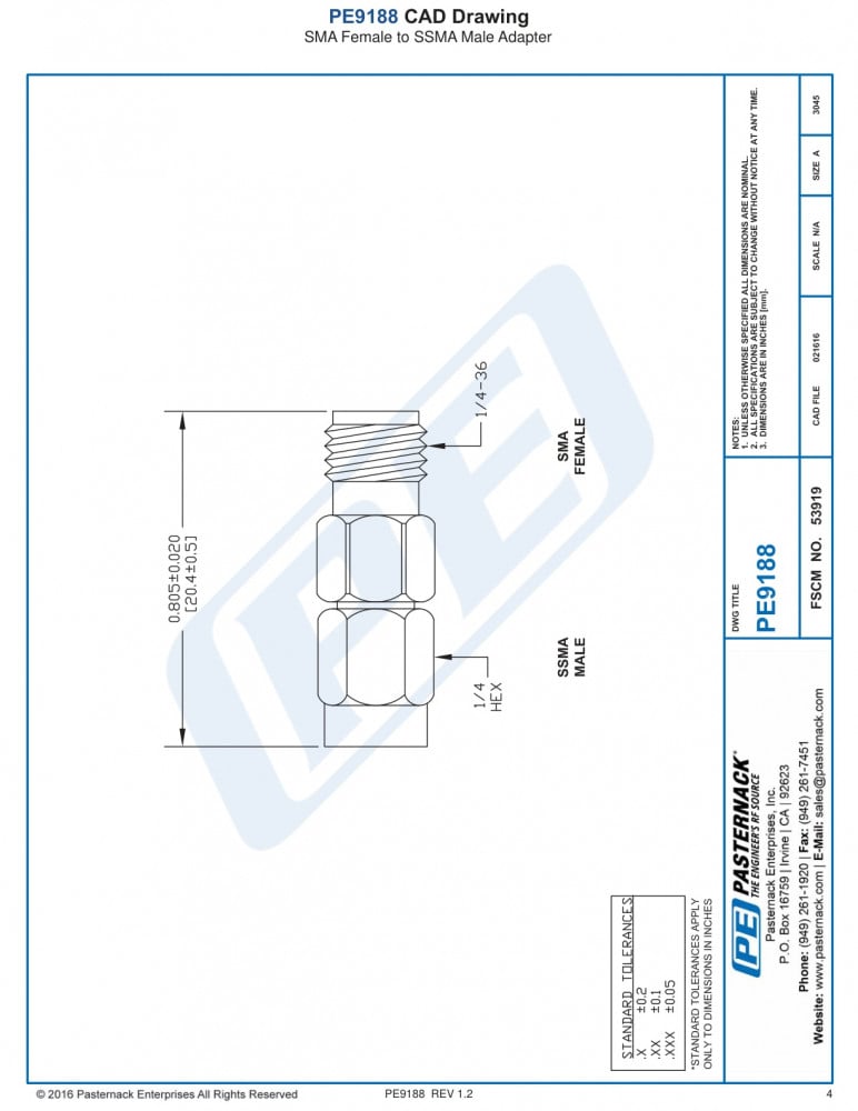 PE9188 technical document page 4