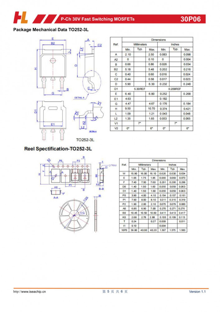 HL 30P06 datasheet page 5