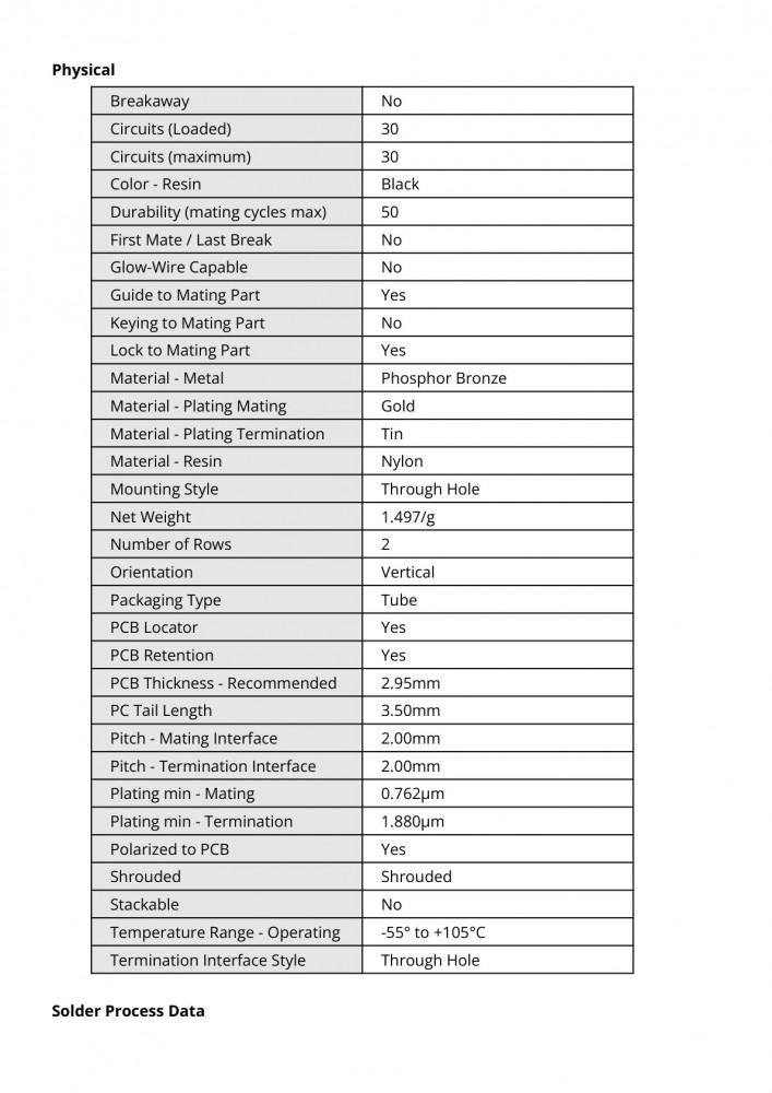 MOLEX 878313035 technical document preview, page 3