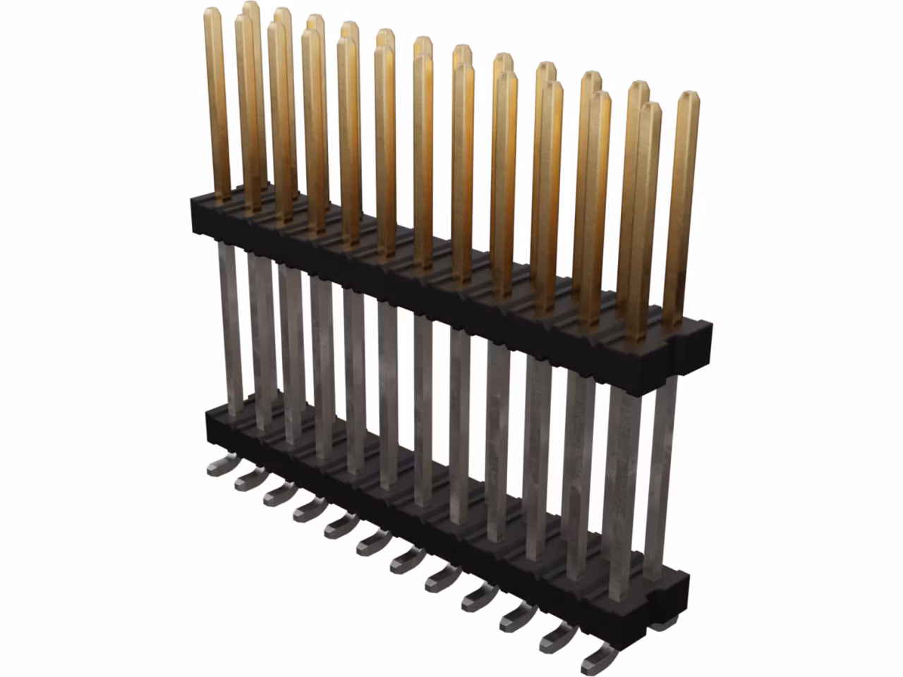 2.00mm Pitch Milli-Grid Header, Vertical, Surface Mount, Dual Row Dual Body, 24 Circuits, 0.38µm Gold (Au) Plating, 12.70mm Stacking Height, Tray, Lead-Free for sale
