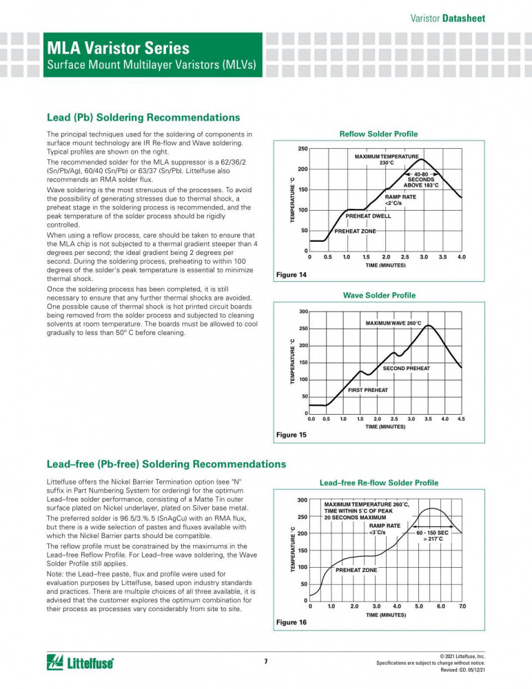 Littelfuse MLA datasheet page 7