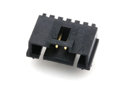 2.54mm Pitch SL Header, Single Row, Right Angle, 3.05mm Pocket, Shrouded, with Press-fit Plastic Peg, 22 Circuits, 0.76µm Gold (Au) Selective Plating, Tin (Sn) PC Tail Plating