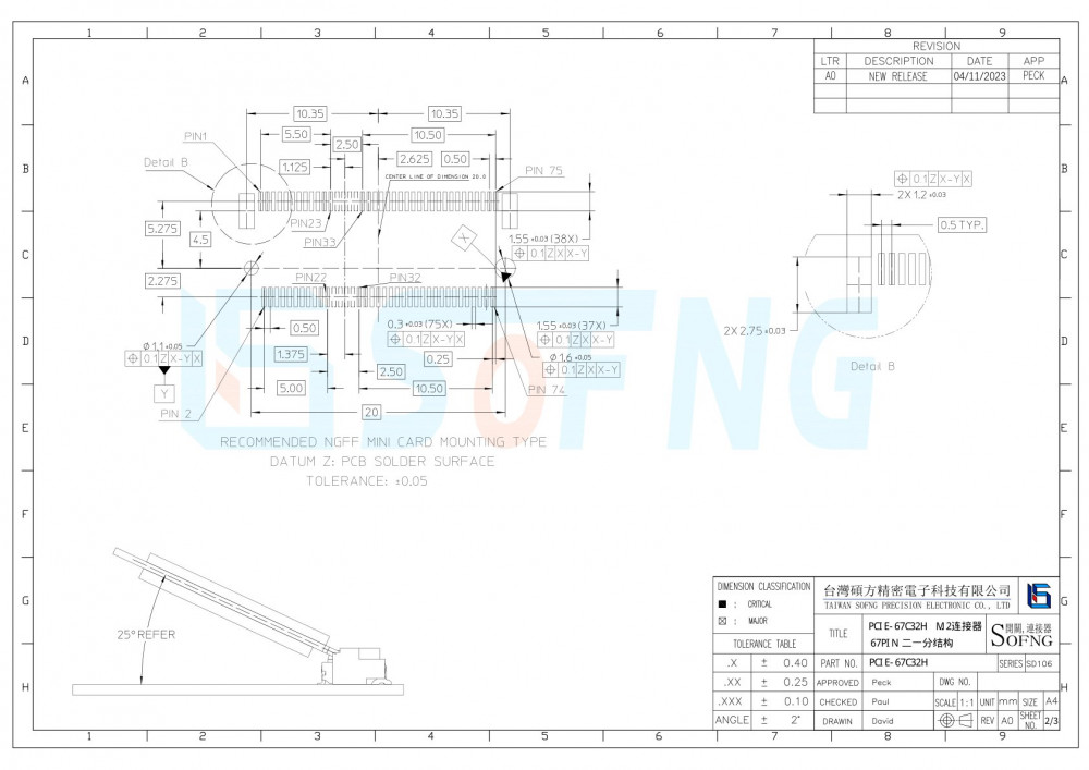 PCIE-67C32H technical drawing page 2