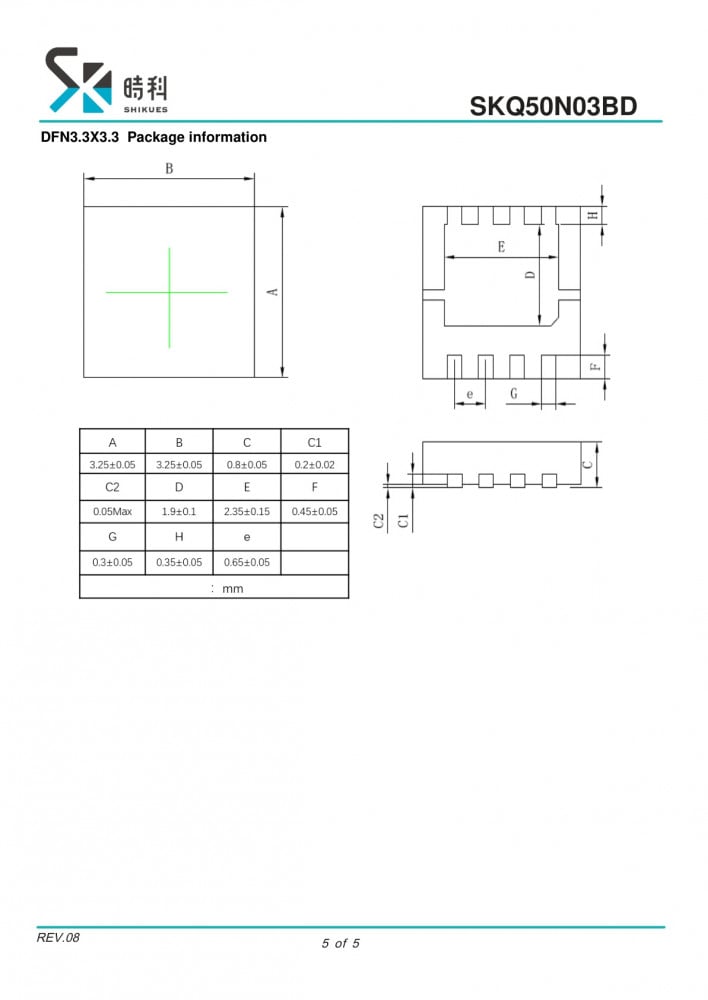 SKQ50N03BD datasheet page 5