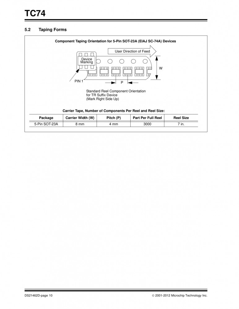 TC74 technical document page 10