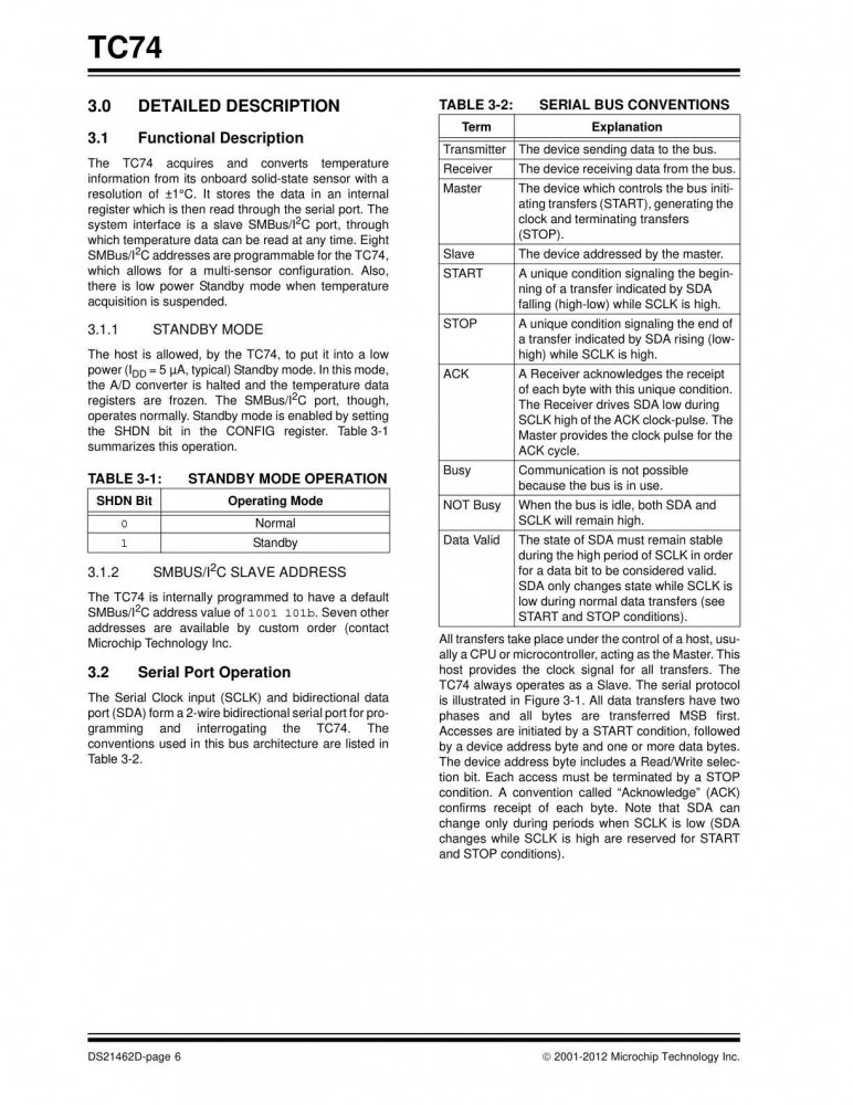TC74 technical document page 6