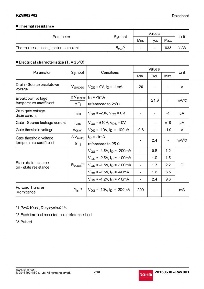 RZM002P02T2L technical document page 2