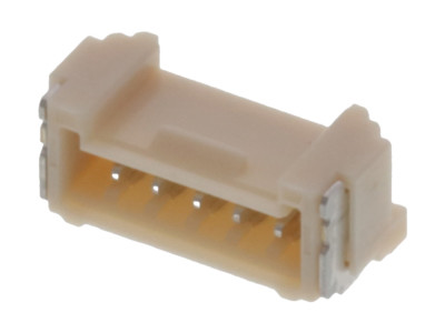 Micro-Lock 1.25mm Pitch Single-Row Vertical Header, Beige, 5 Circuits