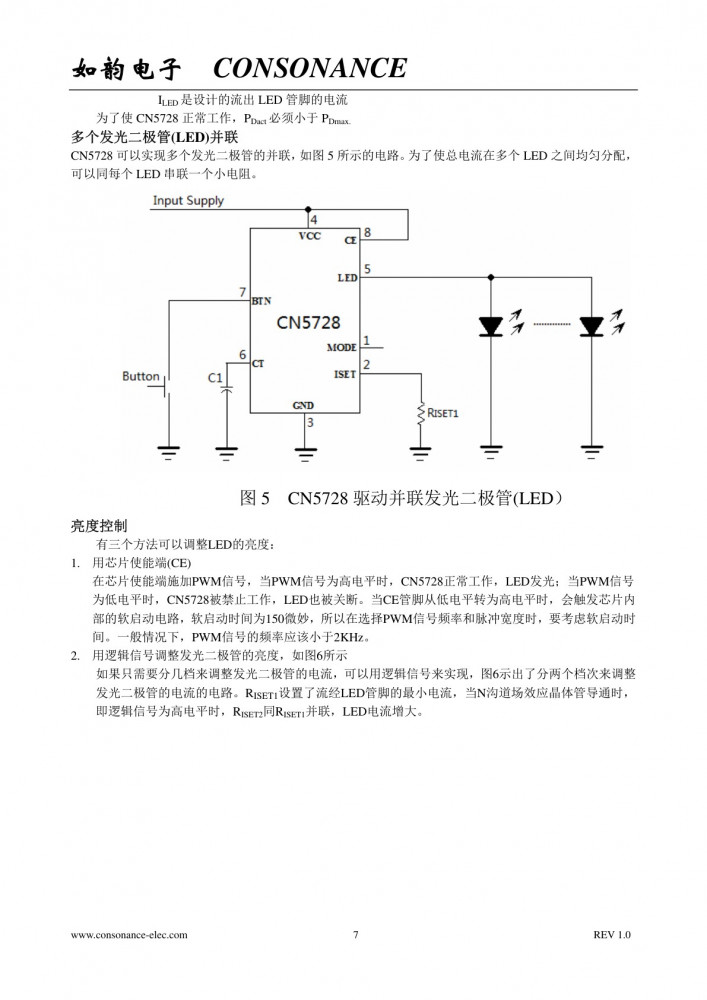 CN5728 datasheet page 7