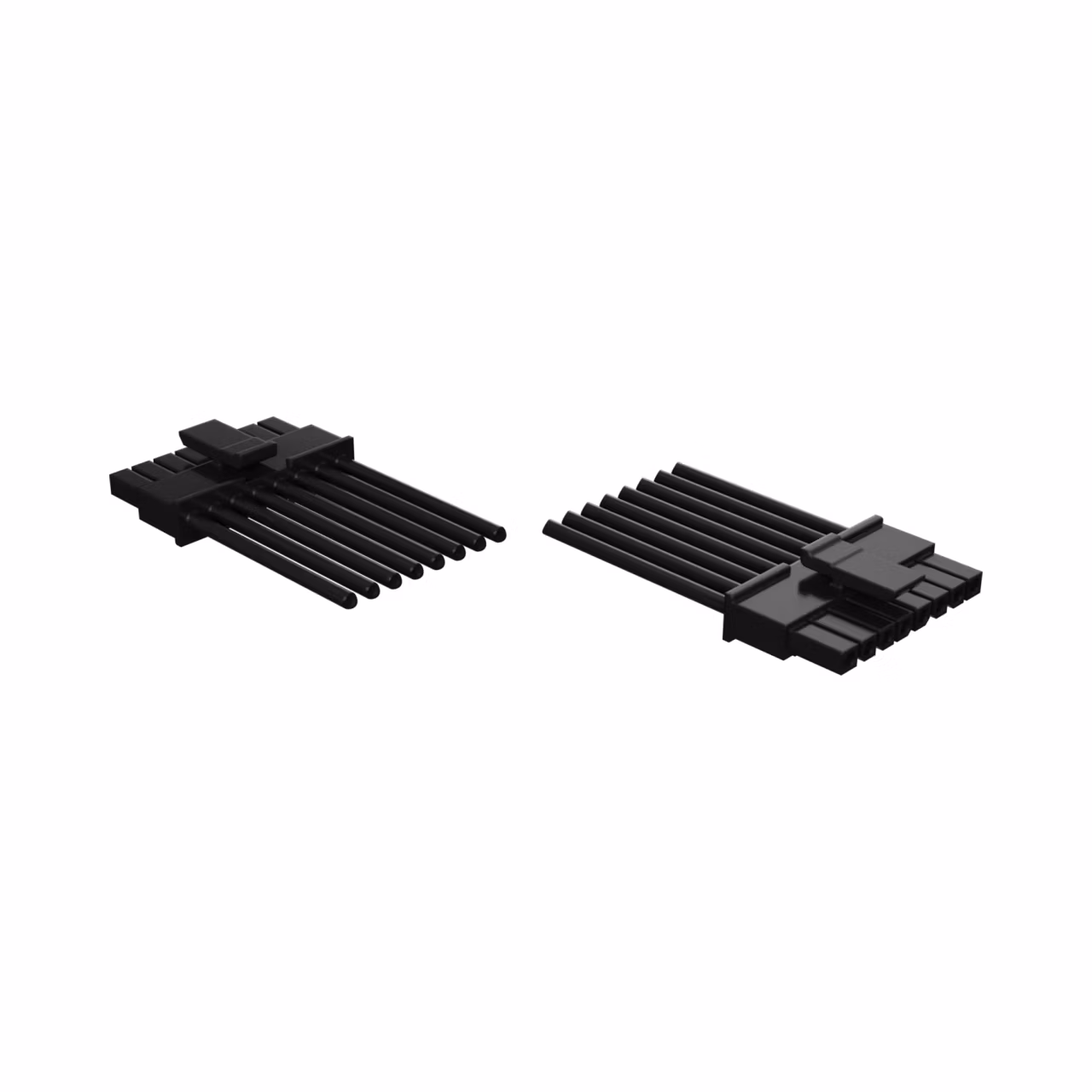 Micro-Fit 3.0 Female-to-Micro-Fit 3.0 Female Off-the-Shelf (OTS) Cable Assembly, Single Row, 300.00mm Length, Tin (Sn) Plating, 8 Circuits, Black for sale