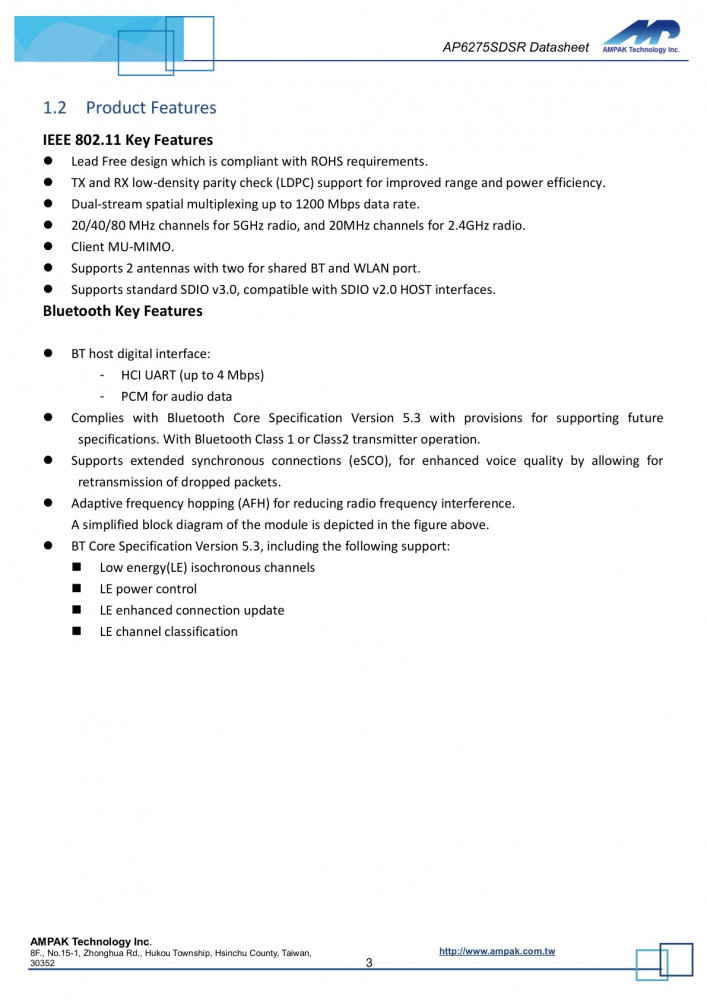 AP6275SDSR datasheet page 6
