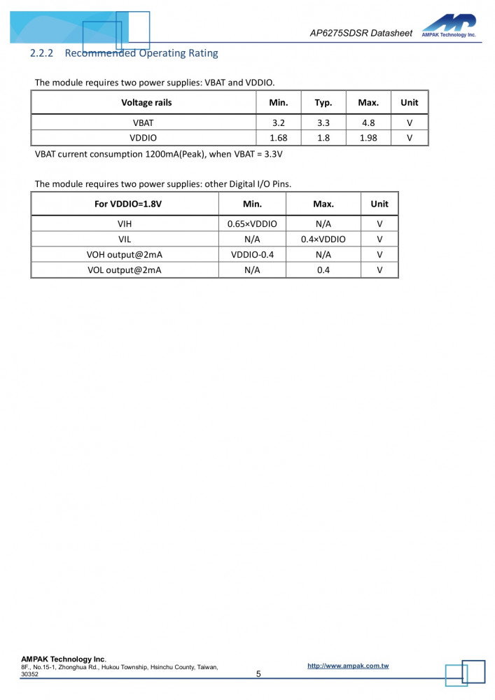 AP6275SDSR datasheet page 8