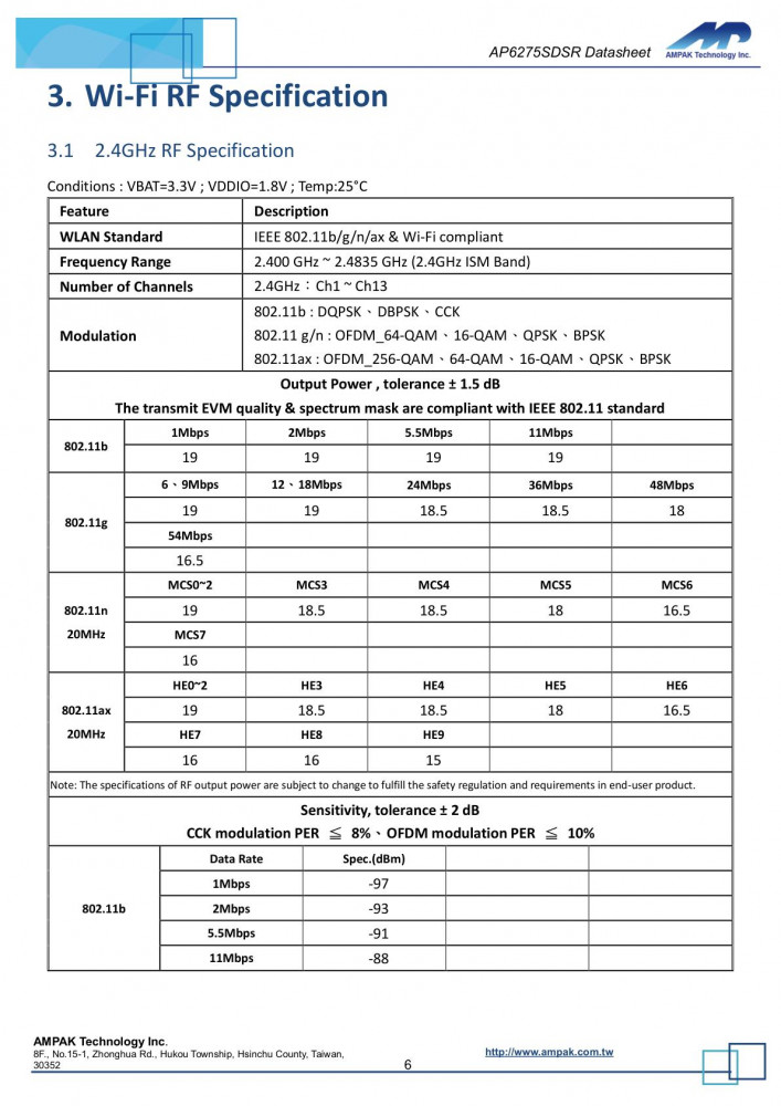 AP6275SDSR datasheet page 9