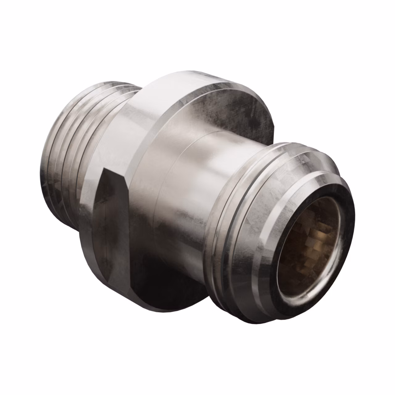 N Jack-to-MCX Jack, Between-Series Adapter, Straight, Bag, 50 Ohms for sale