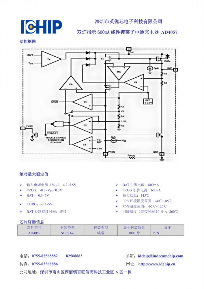 AD4057 datasheet page 3