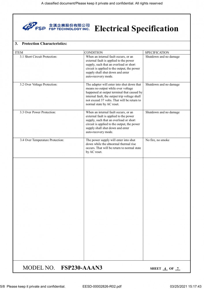 96PSA-A230W24P4-3 technical document image 6