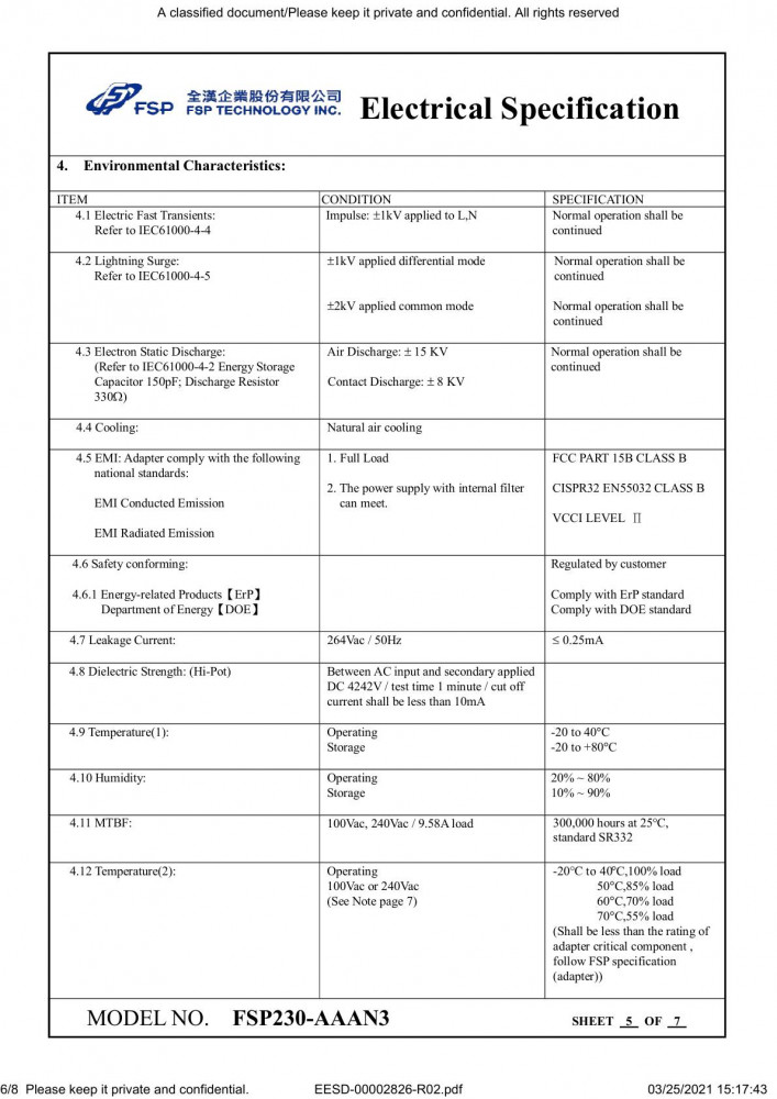 96PSA-A230W24P4-3 technical document image 7