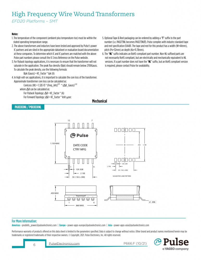 PA0751NL technical document page 6