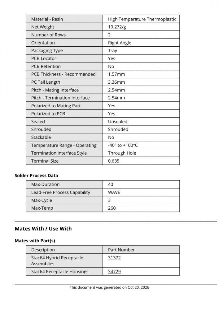MOLEX 347082027 technical document image, page 3