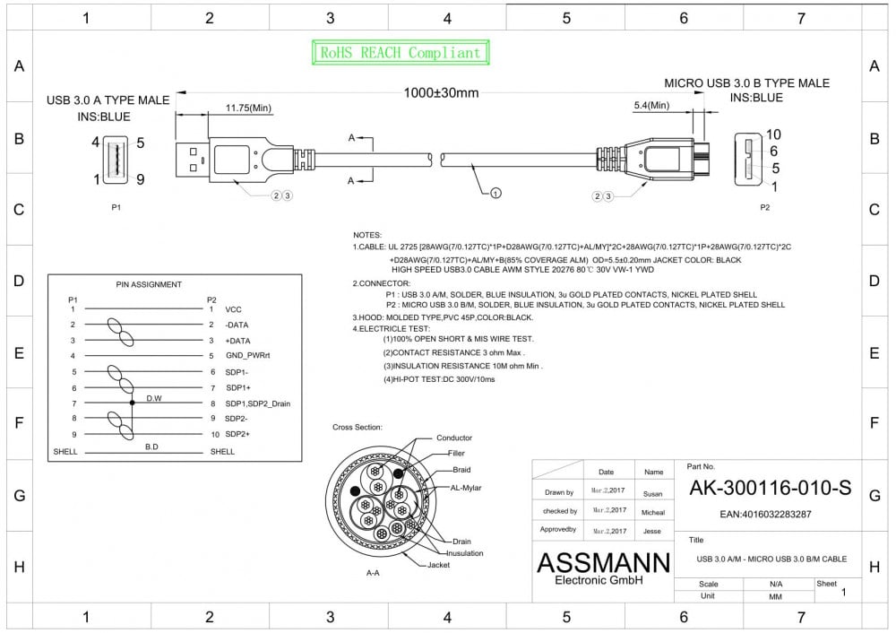 AK-300116-010-S technical drawing