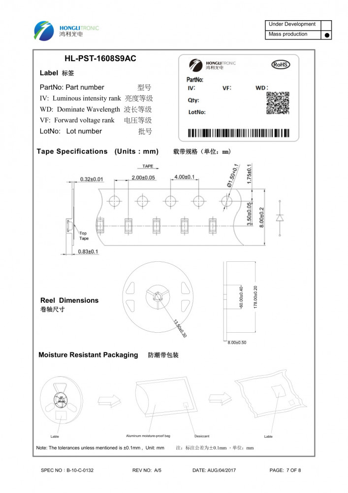 HL-PST-1608S9AC datasheet page 7