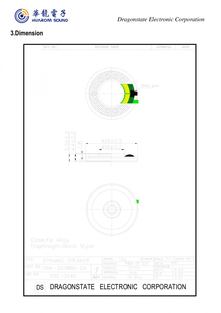 HDK-3208BB-2A specification page 5