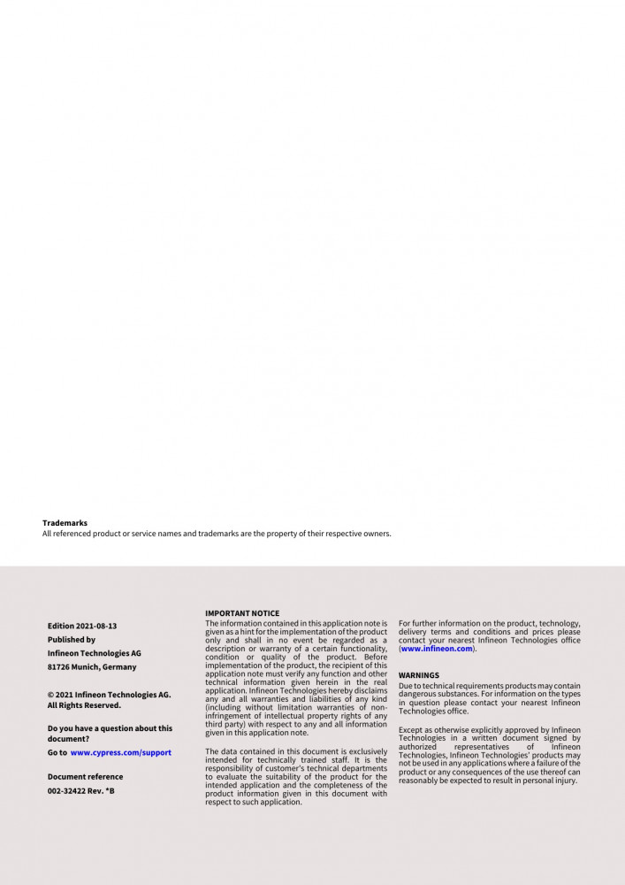CY7110 release notes page 4