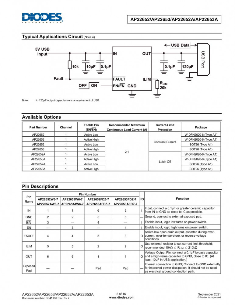AP22652AW6-7 datasheet page 2