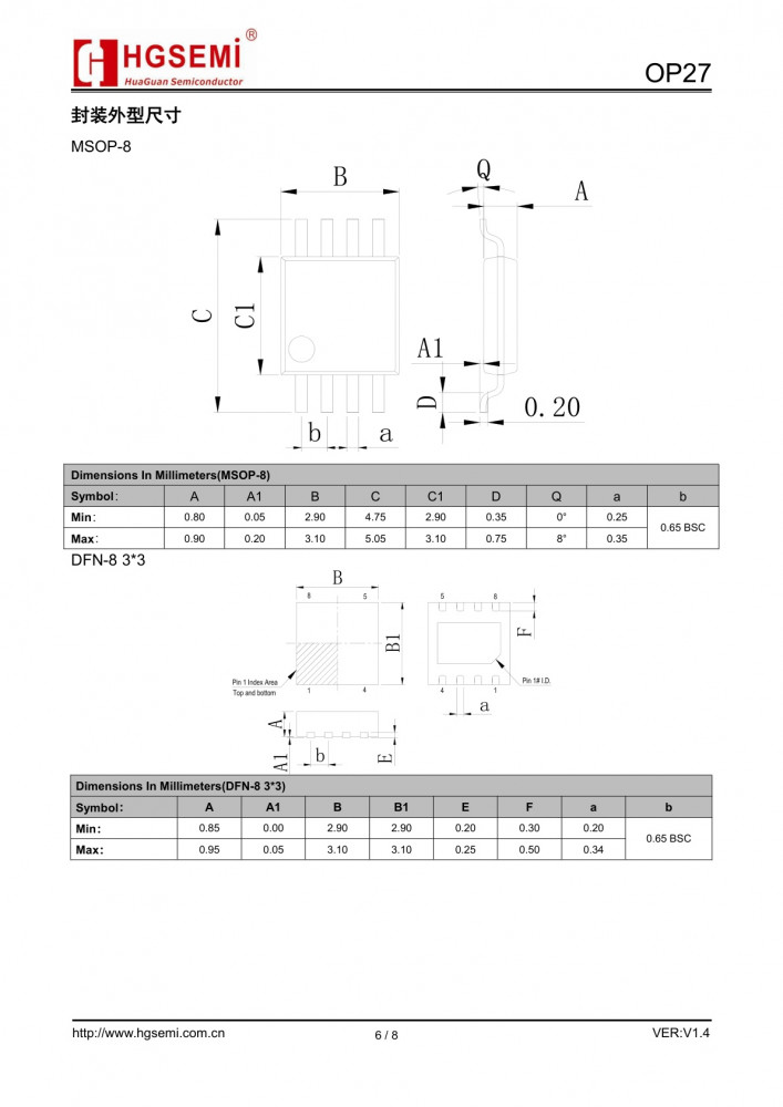 OP27 datasheet page 6