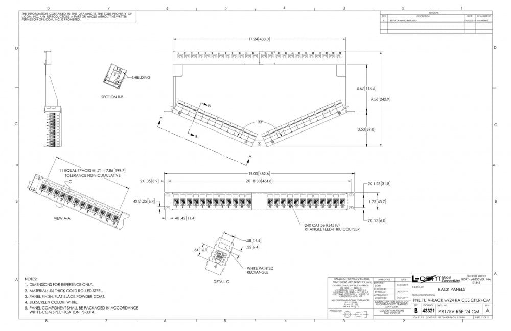 PR175V-R5E-24-CM technical document preview