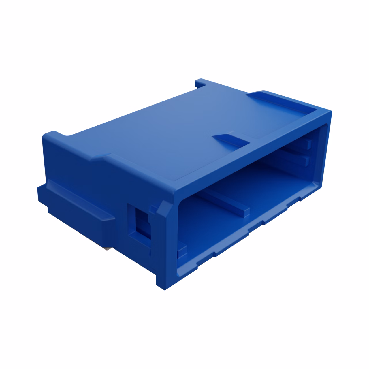 ConnTAK50 Header, Dual Row, Right-Angle, Surface Mount, 22 Circuits / 20 Circuit Usable, Key C, Blue for sale