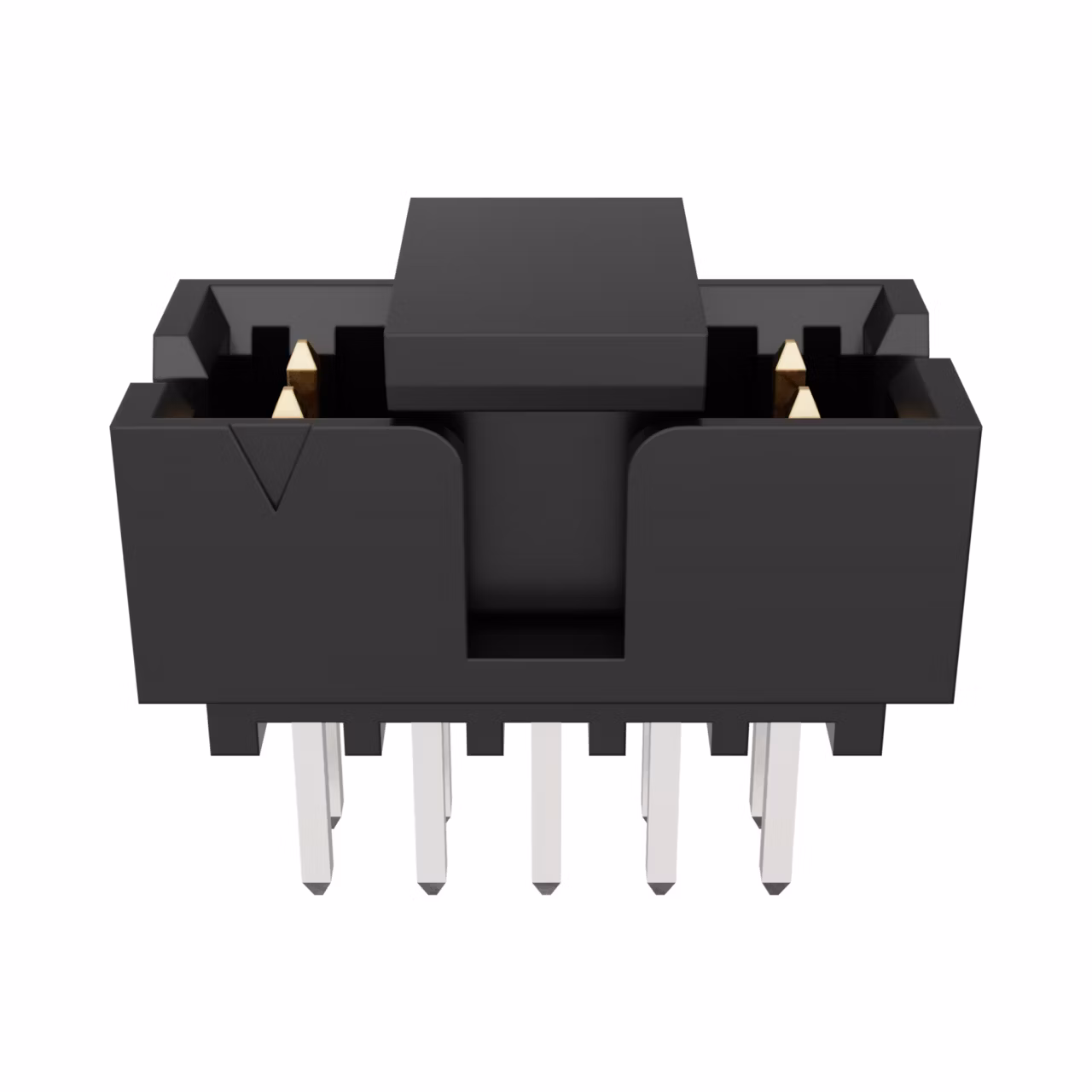 2.00mm Pitch, Milli-Grid PCB Header, Dual Row, Vertical, Through Hole, Shrouded, 10 Circuits, 0.38µm Gold (Au) Plating, 3.50mm Tail Length, Dual Side Slots, Center Polarization, with Cap, Tube for sale