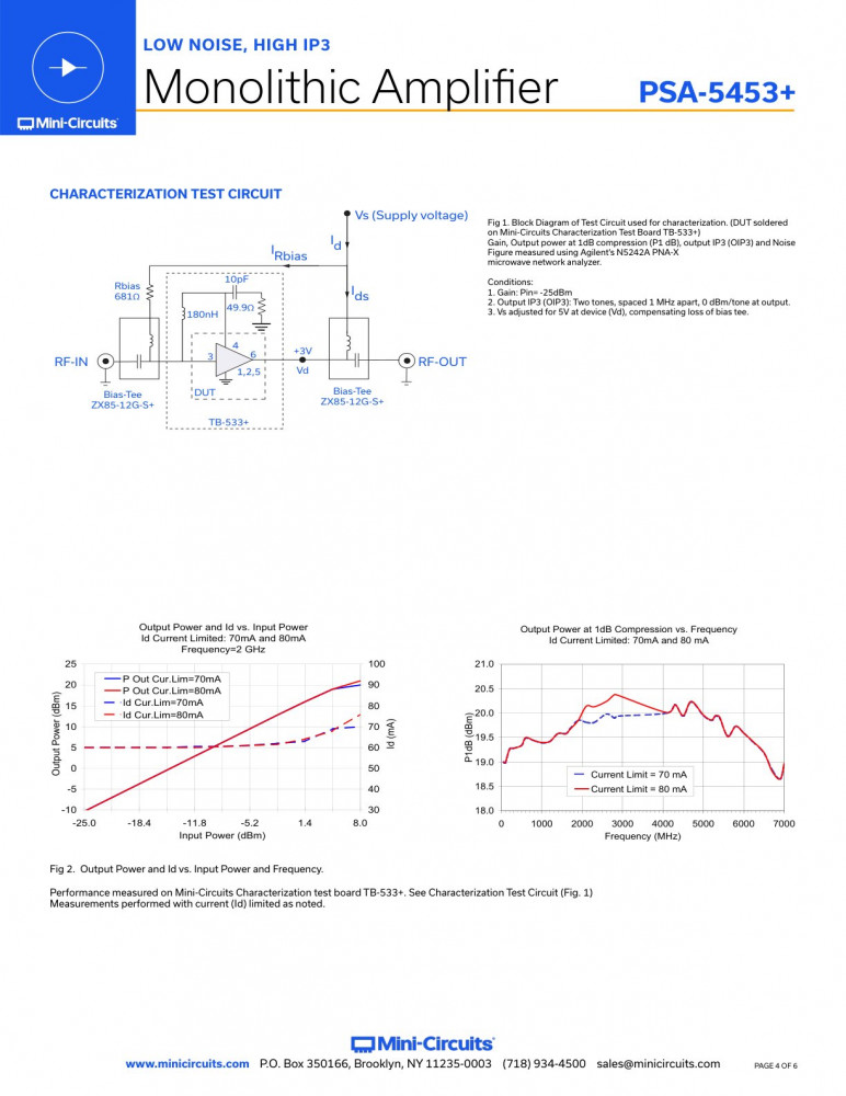 PSA-5453+ datasheet page 4