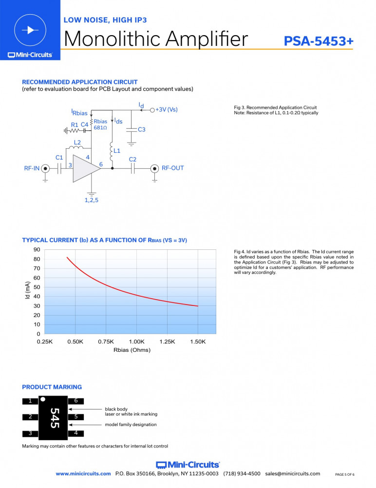 PSA-5453+ datasheet page 5
