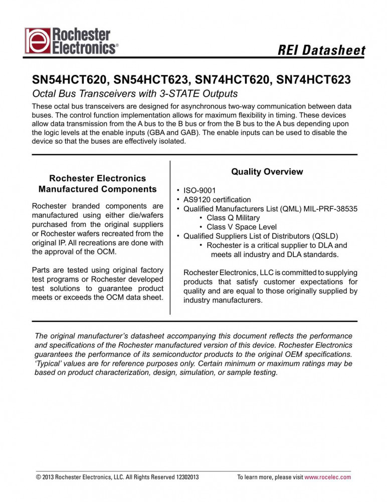 74HCT620N datasheet page 2