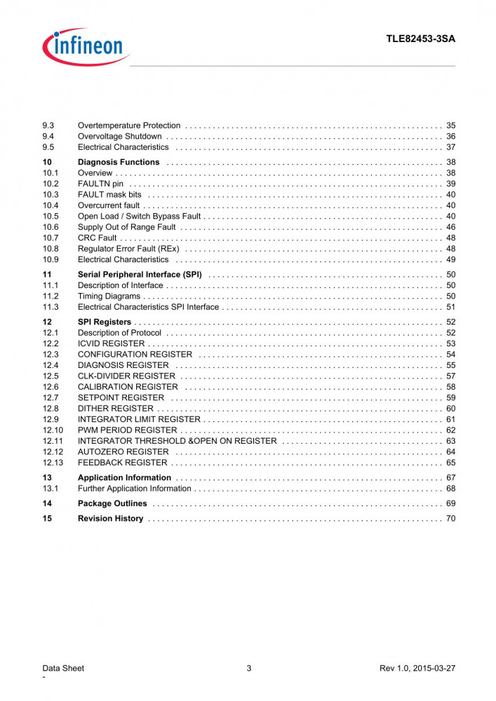 TLE82453-3SA datasheet page 3