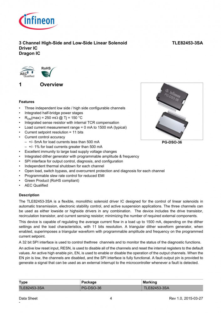 TLE82453-3SA datasheet page 4