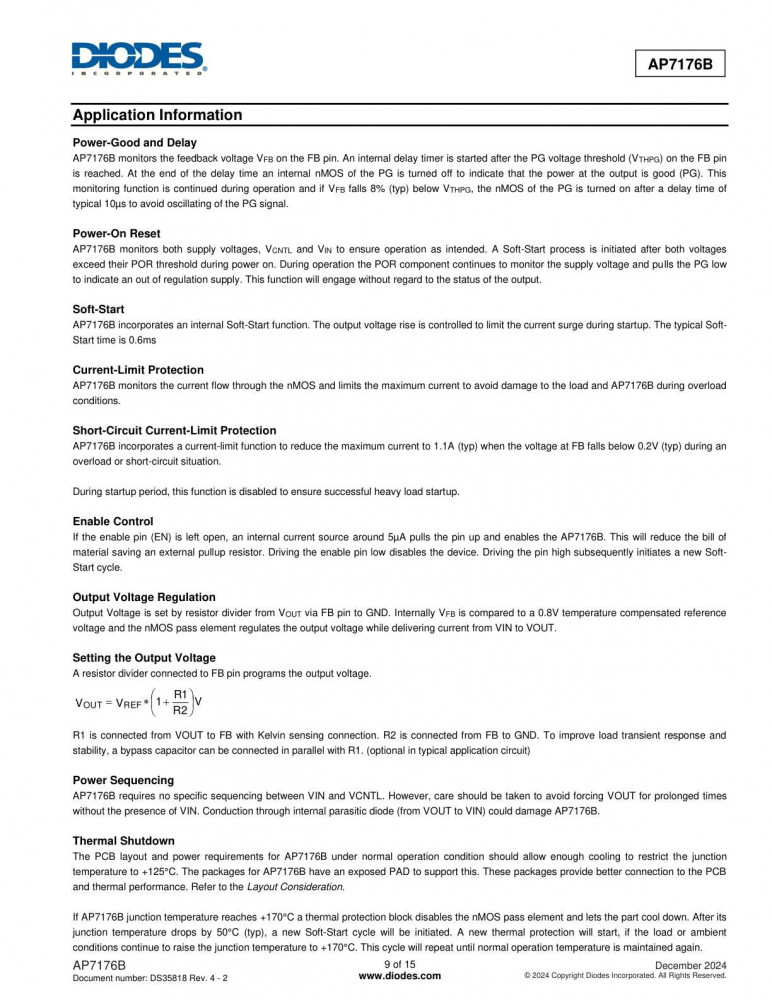 AP7176B datasheet page 9