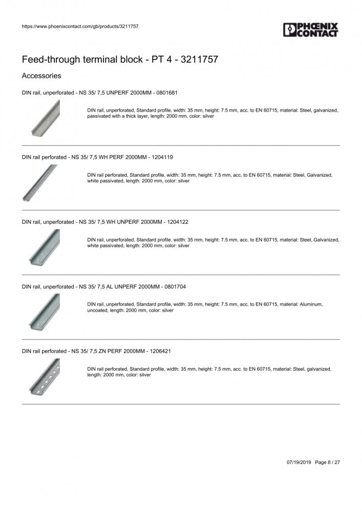 Phoenix Contact PT 4 datasheet page 8