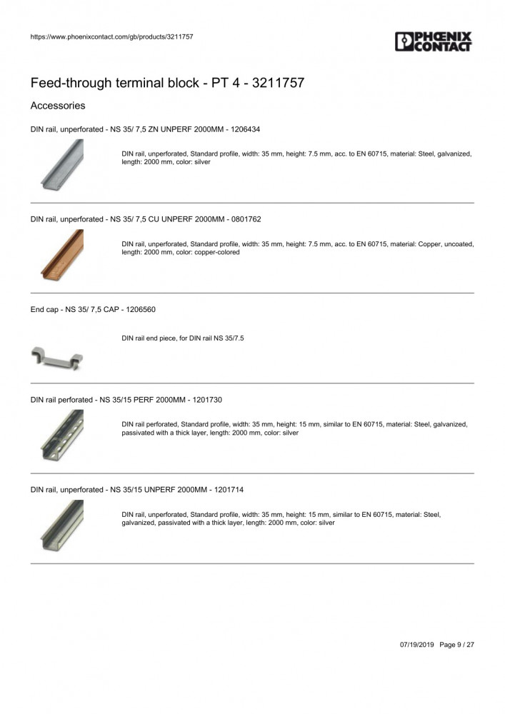 Phoenix Contact PT 4 datasheet page 9