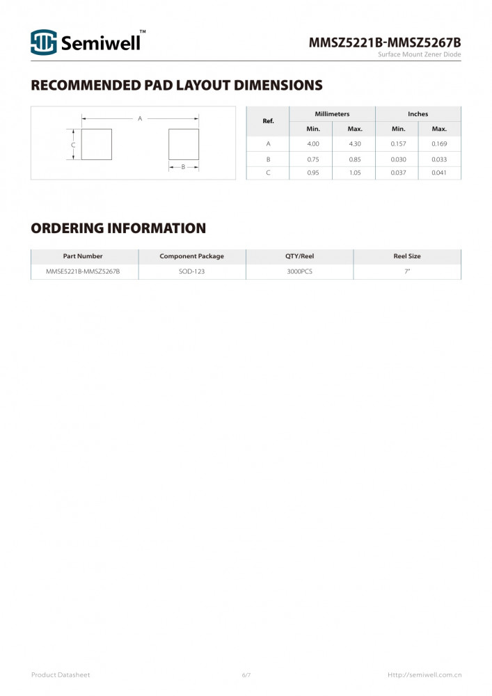 Semiwell MMSZ5251B datasheet page 6