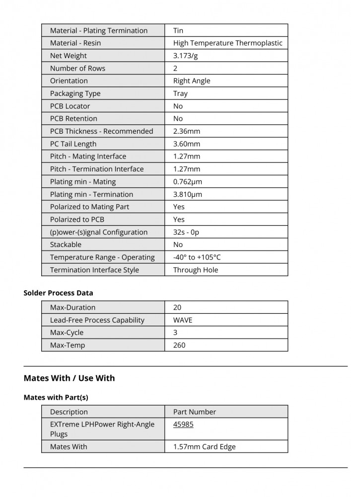 MOLEX 459840462 technical document page 3