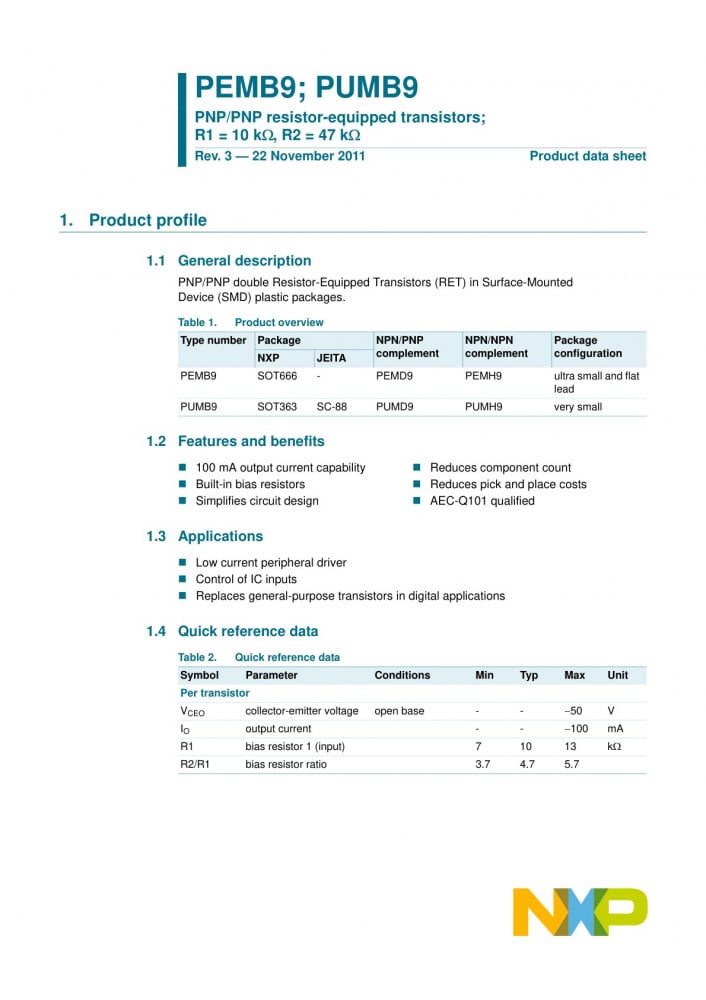 PEMB9 datasheet page 2