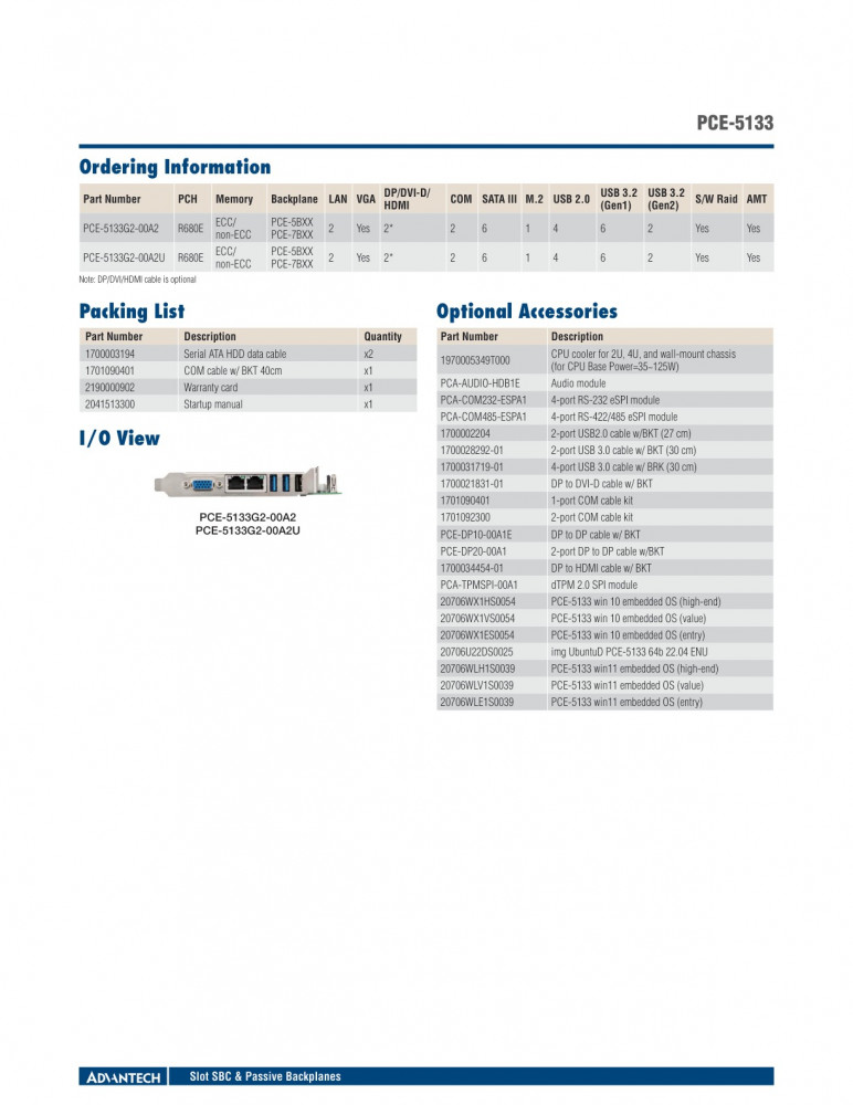 PCE-5133 technical document page 3