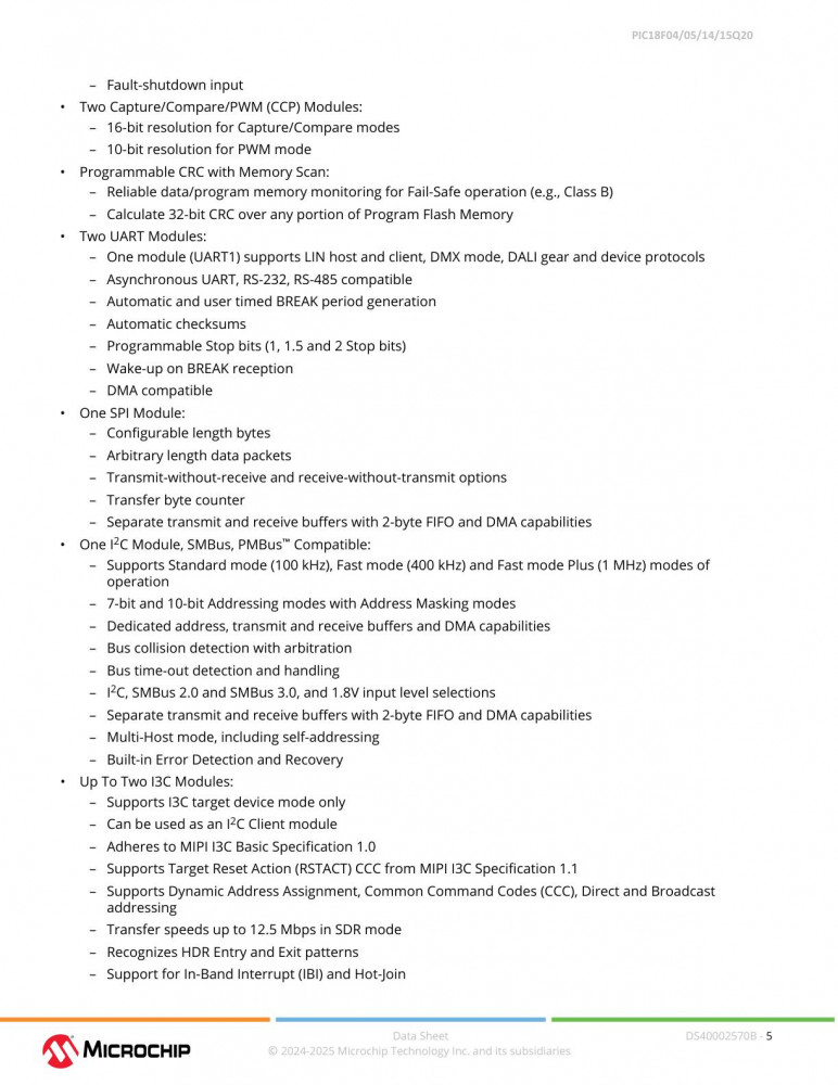 PIC18-Q20 technical document page 5