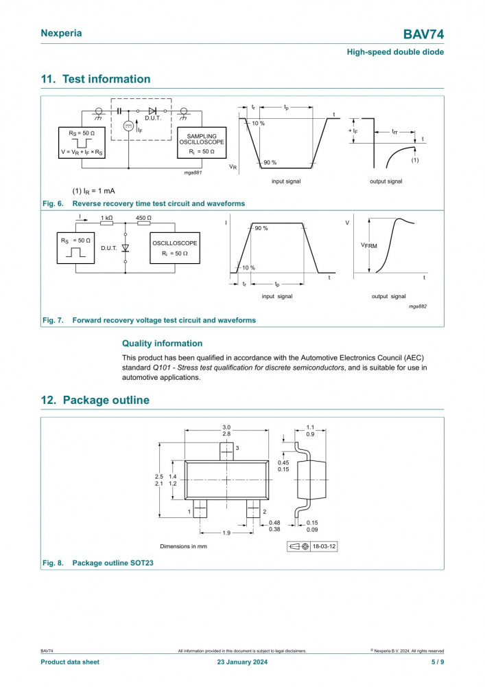 BAV74 datasheet page 5
