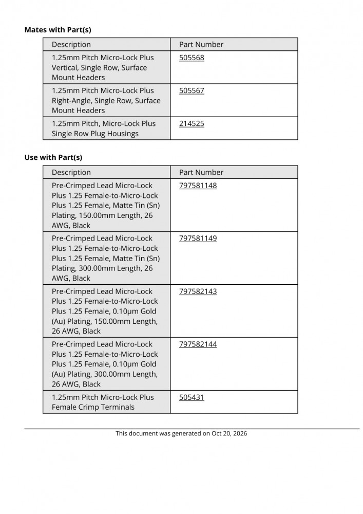 Technical document page 3 for product reference