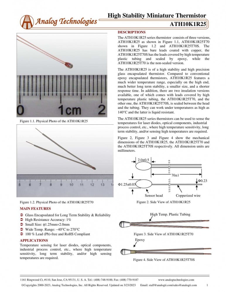 ATH10K1R25 datasheet page 1