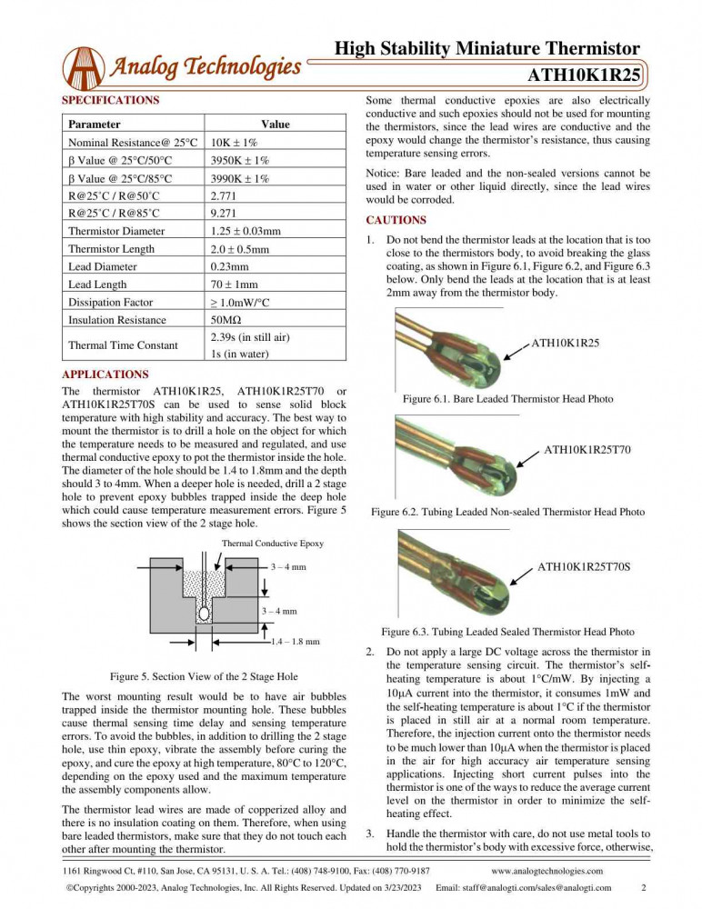 ATH10K1R25 datasheet page 2